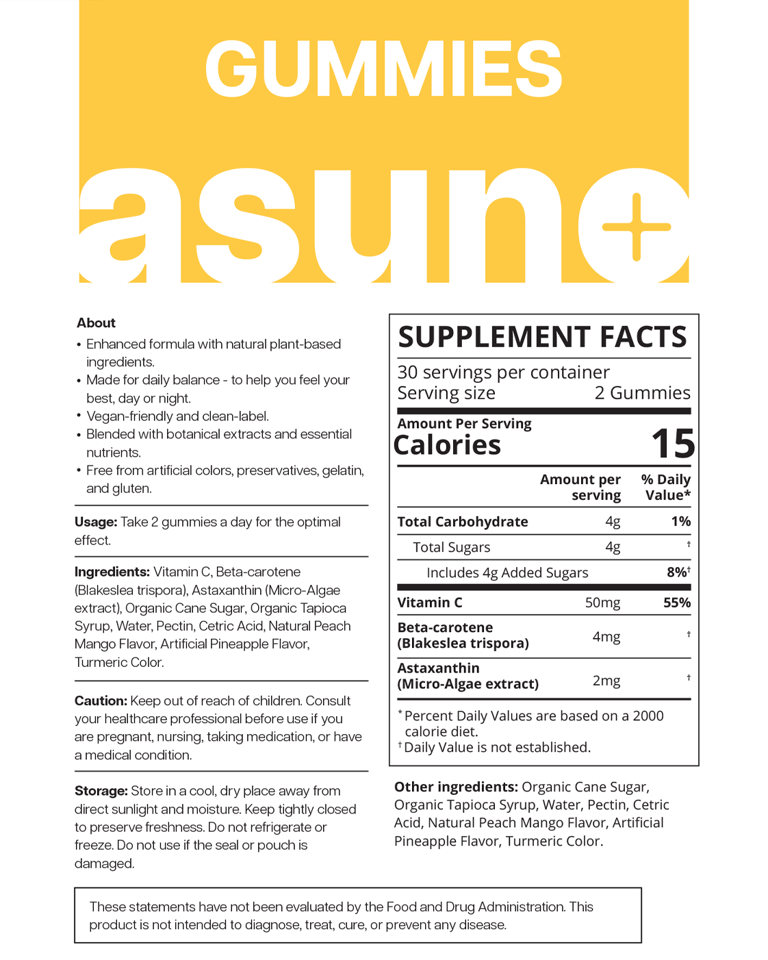 Tanning Gummies – Asuno